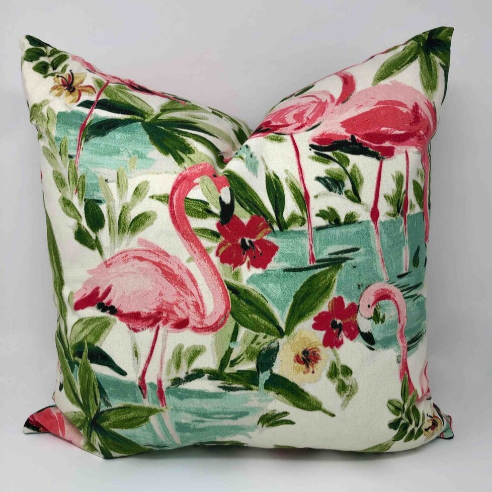 Pink Flamingo Pillow – Zimman’s